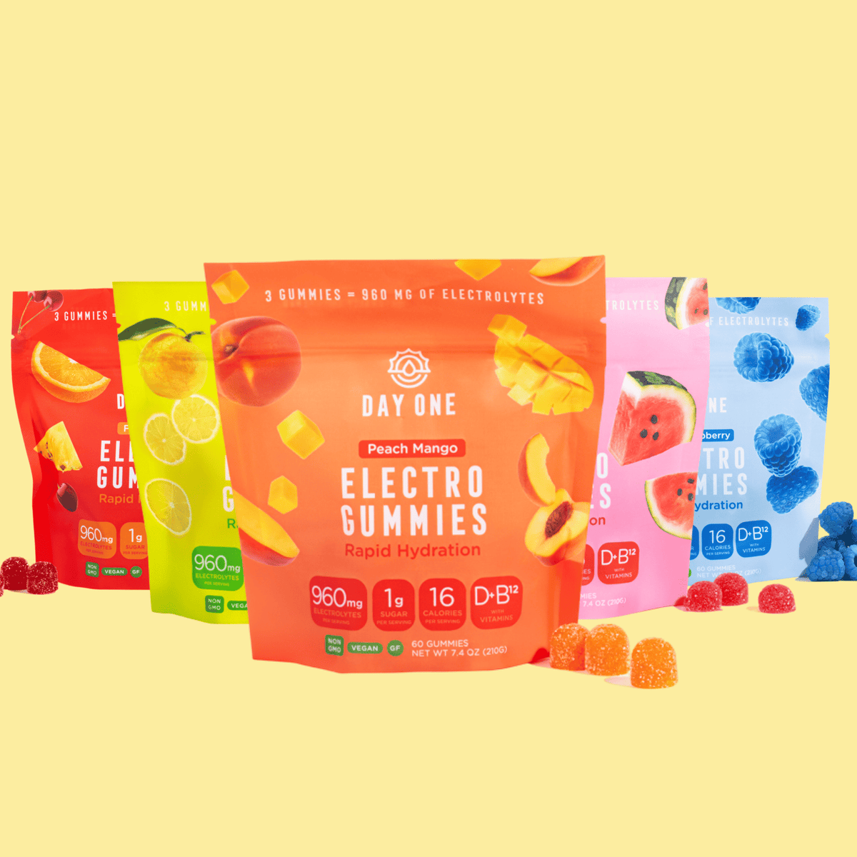 Rapid Hydration Gummies | Day One Electrolyte Gummies | Day One